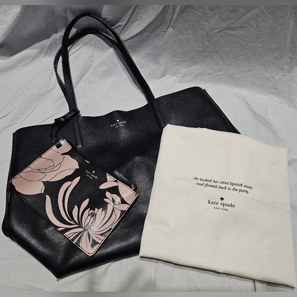 kate spade | Bags | Kate Spade Reversible Arch Place Mya Gardenia Tote ...